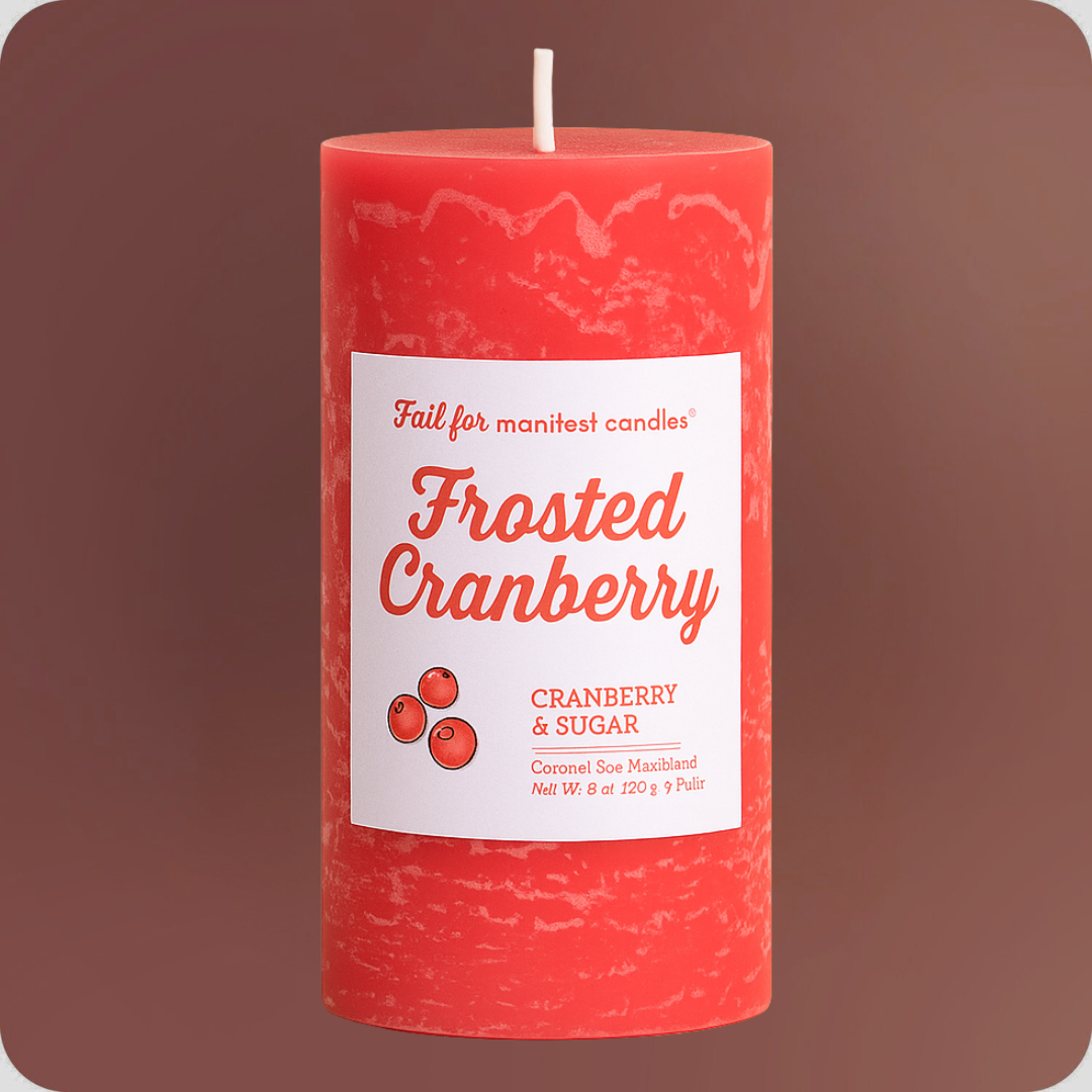 Frosted Cranberry – WAX&WIT CANDLES